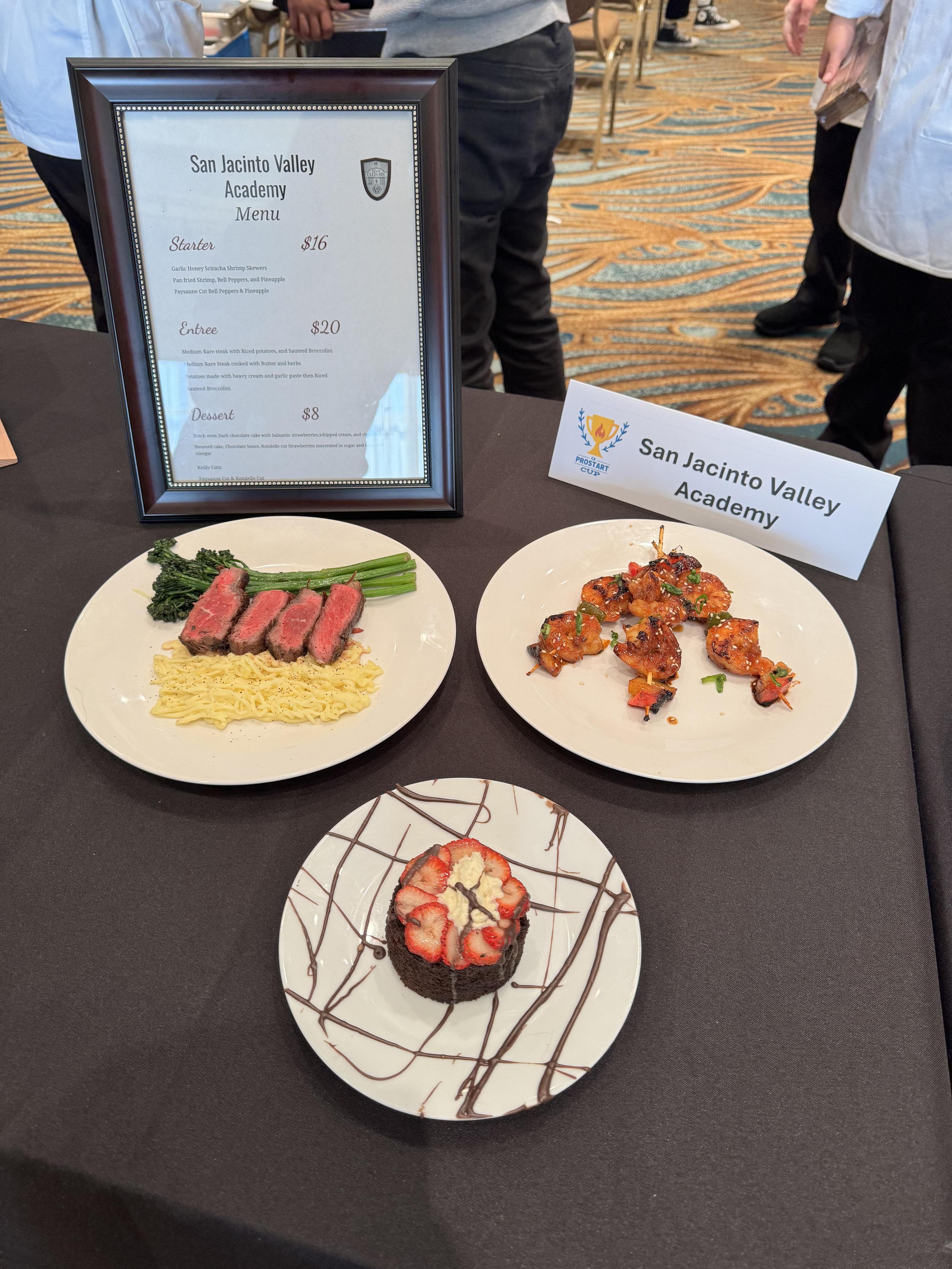 Show Cases – SJVA Culinary Arts – San Jacinto Valley Academy