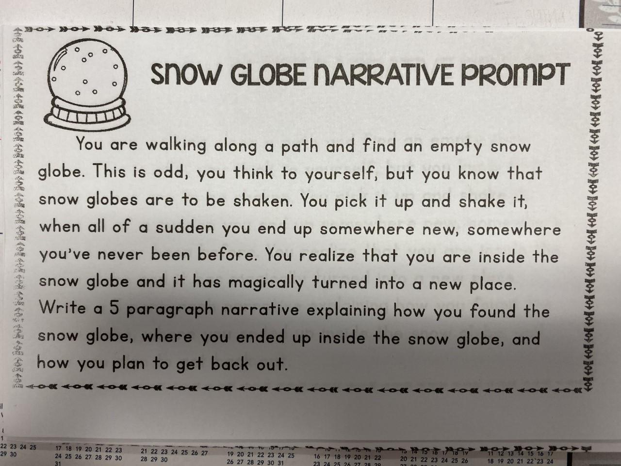 Narrative Essay Toolbox – Jennifer Polston – Blackman Middle School