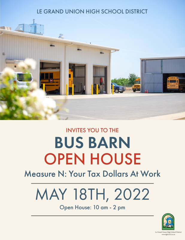 Bus Barn Open House! Come check out the completed bus barn! | Granada ...