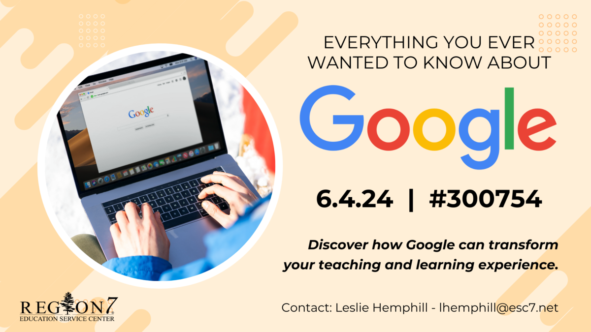 Upcoming Workshops at Region 7 ESC - Upcoming Workshops - ESC Region 7