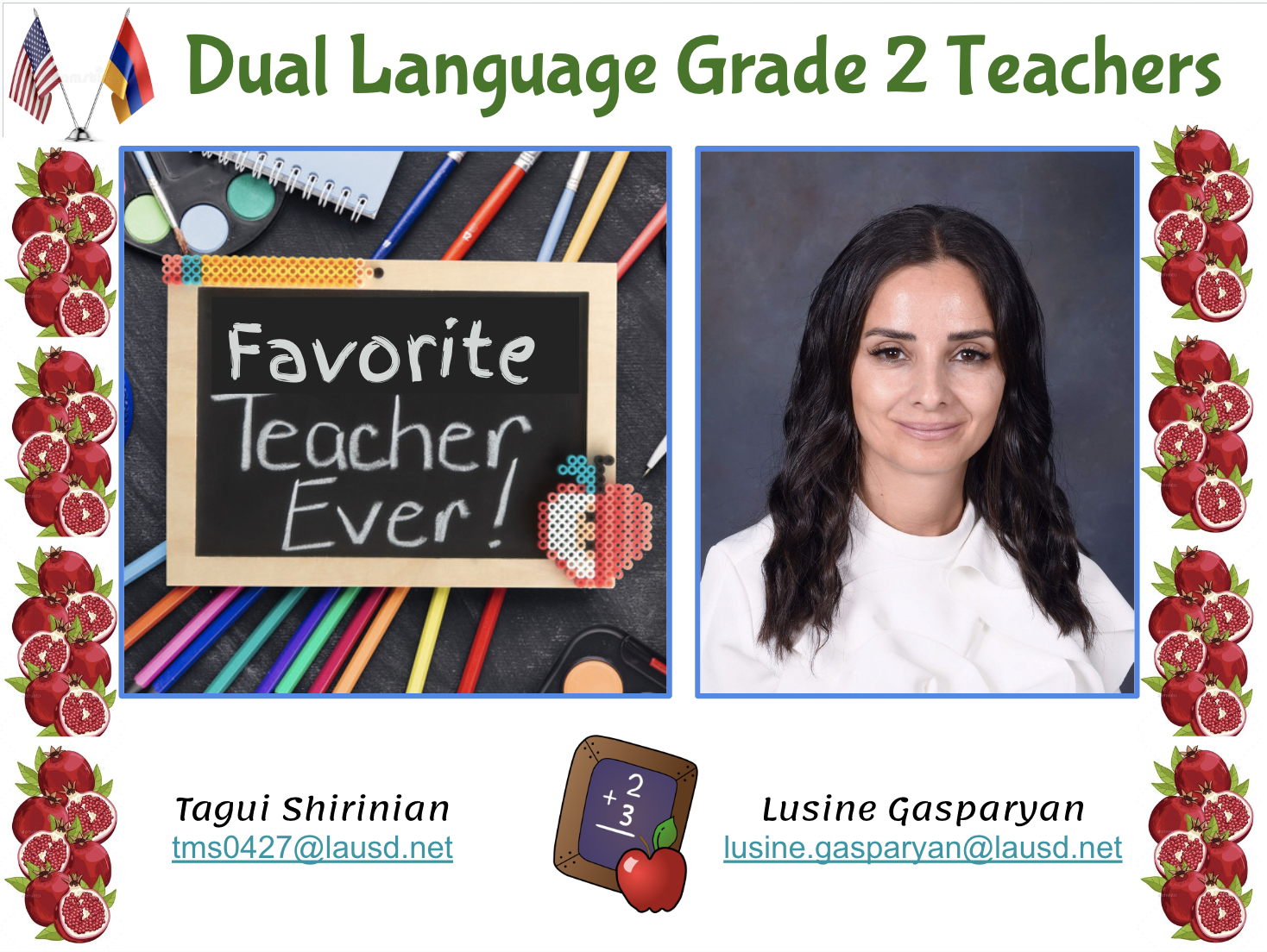 2nd Grade – Teachers – Saticoy Elementary