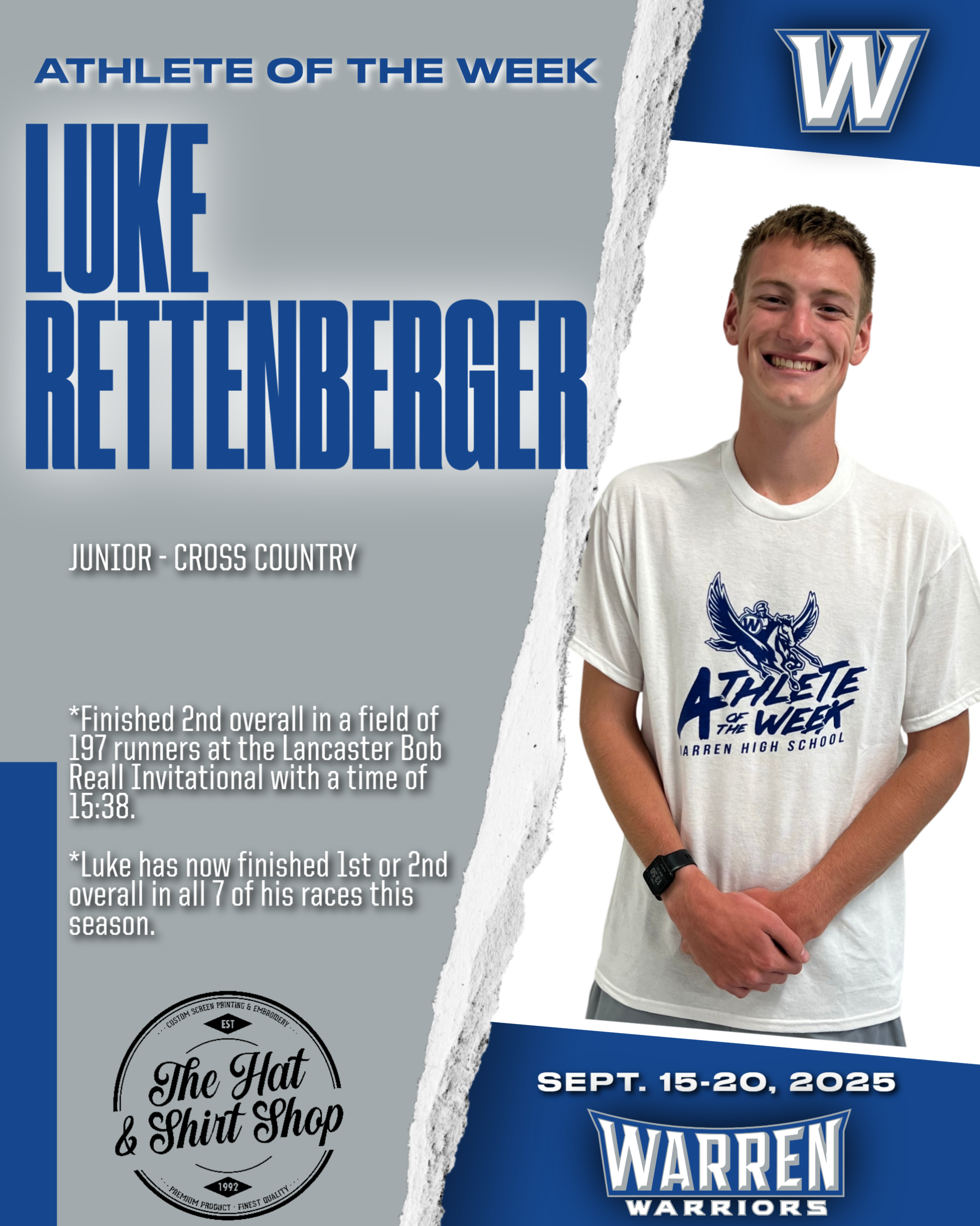 Athlete of the Week – Athletic Honors – Warren Local High School Athletics