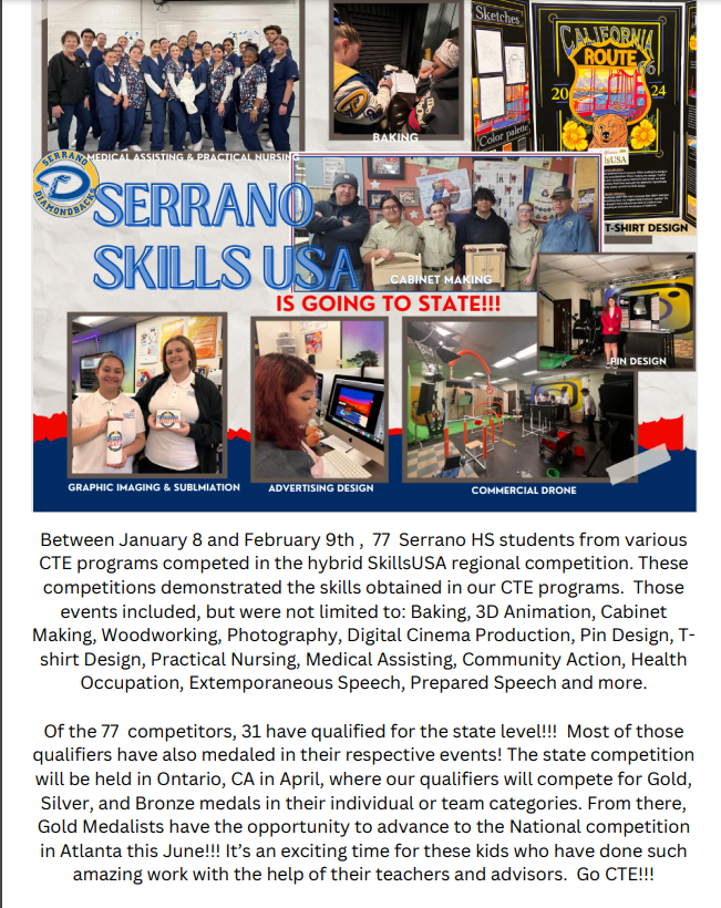 Serrano High School Newsletter. – Serrano High School Newsletter ...
