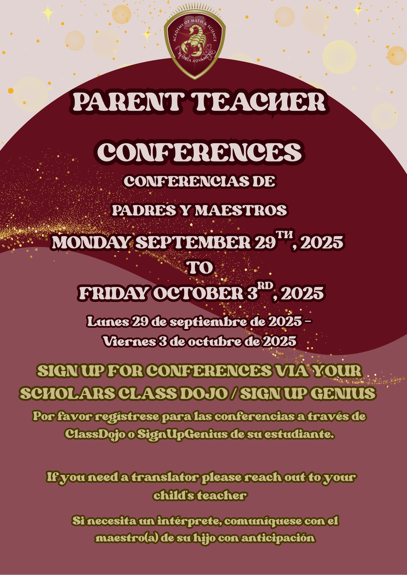 Parent Teacher Conferences | AMS Peoria Advanced