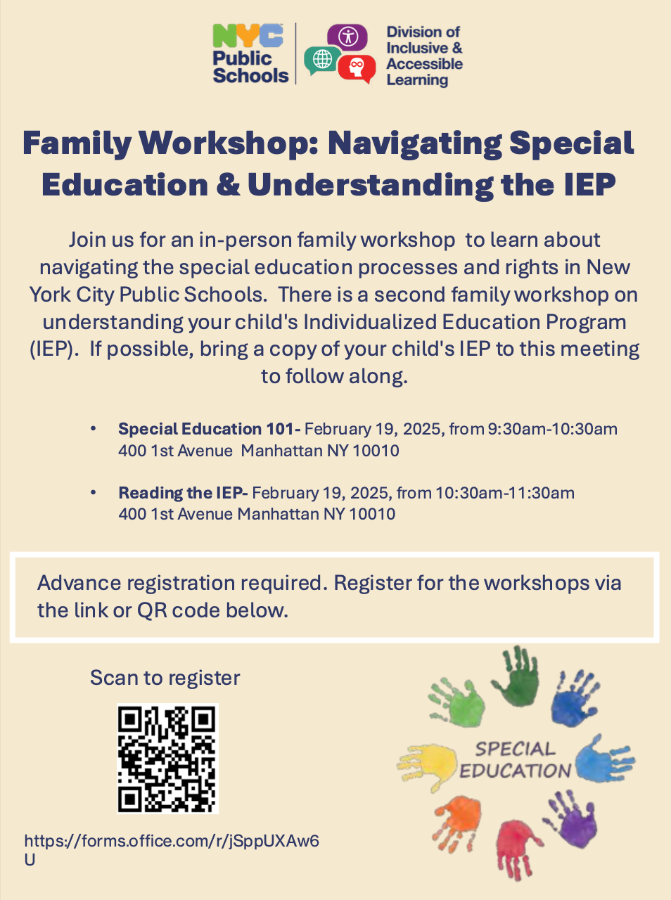 Family Workshop: Navigating Special Education & Understanding the IEP ...
