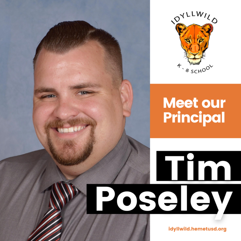 Tim Poseley Appointed Principal Of Idyllwild School Hemet Unified Tim Poseley Appointed Principal Of Idyllwild School Hemet Unified