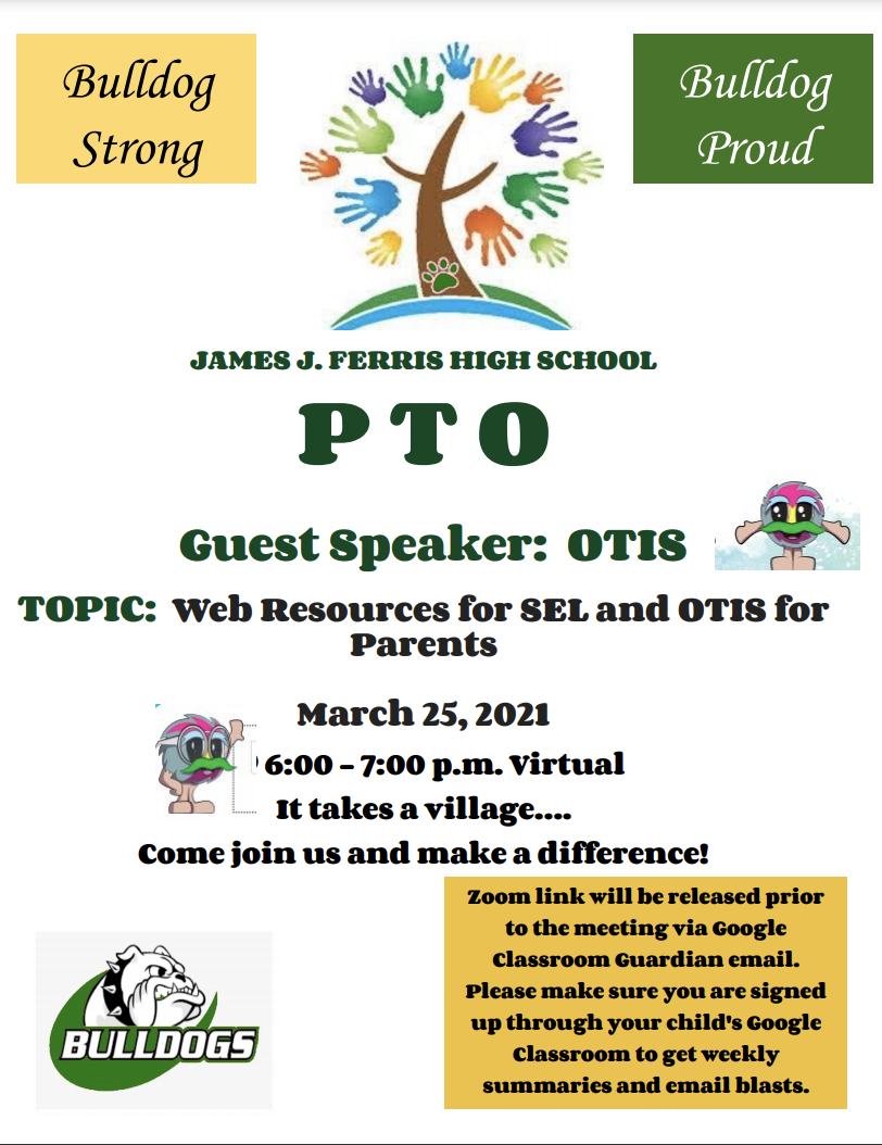Calling all Parents! PTO meeting March 25th, 6:00pm-7:00pm. | James J ...