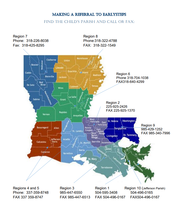 Early Steps (Birth-3) – Child Search – Plaquemines Parish School Board