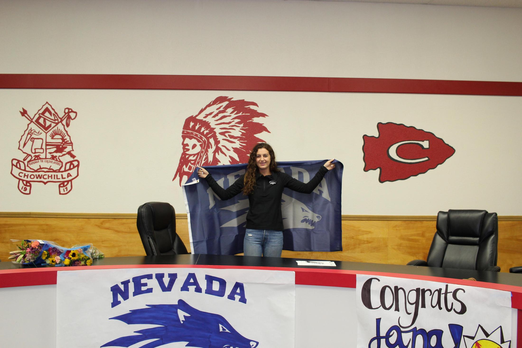 Jana Pope Signing with University Nevada Reno, Nov. 28, 2018 – CUHS ...