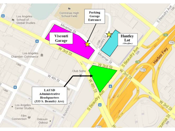LAUSD Headquarters Map – LAUSD Maps – Los Angeles Unified School District