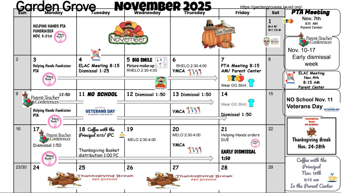 Garden Grove Events Calendar – Calendar & Schedules – Garden Grove ...