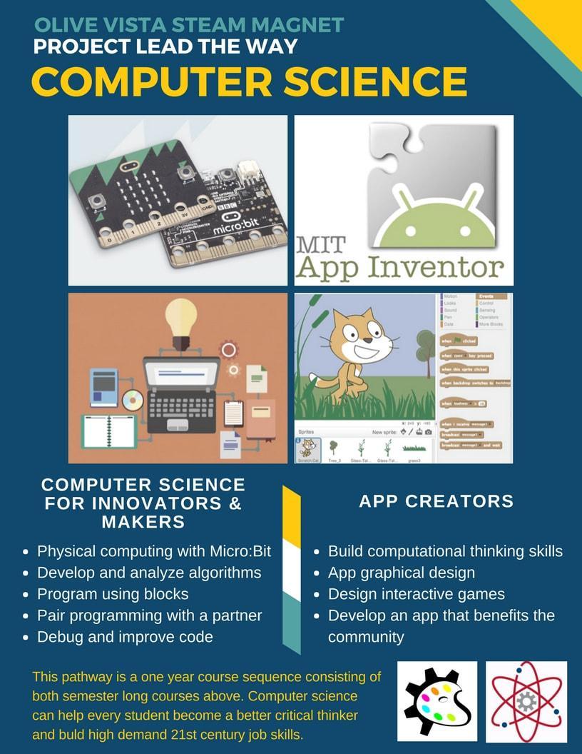 Computer Science – Electives – Olive Vista Middle School
