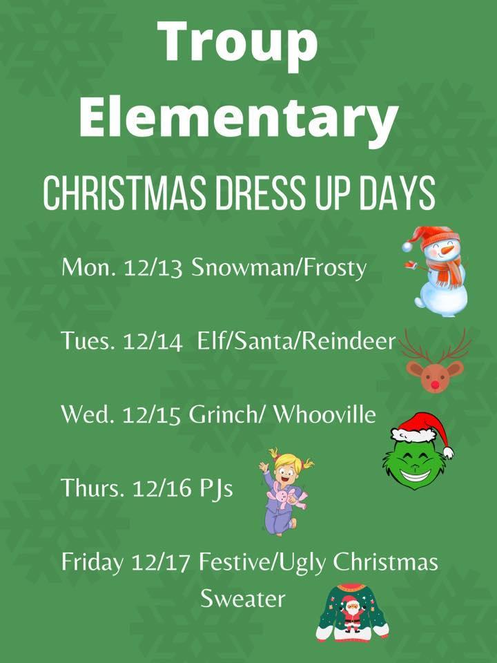 Dress Up Days Troup Elementary School Dress Up Days Troup Elementary School