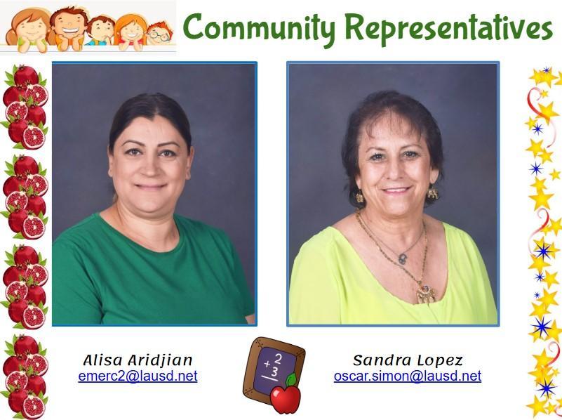 Community Representatives – Staff – Saticoy Elementary