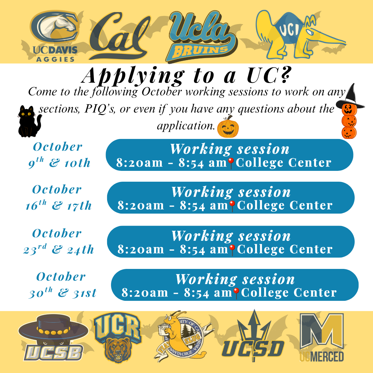 College Application Workshops - College Center - Benjamin Franklin High ...