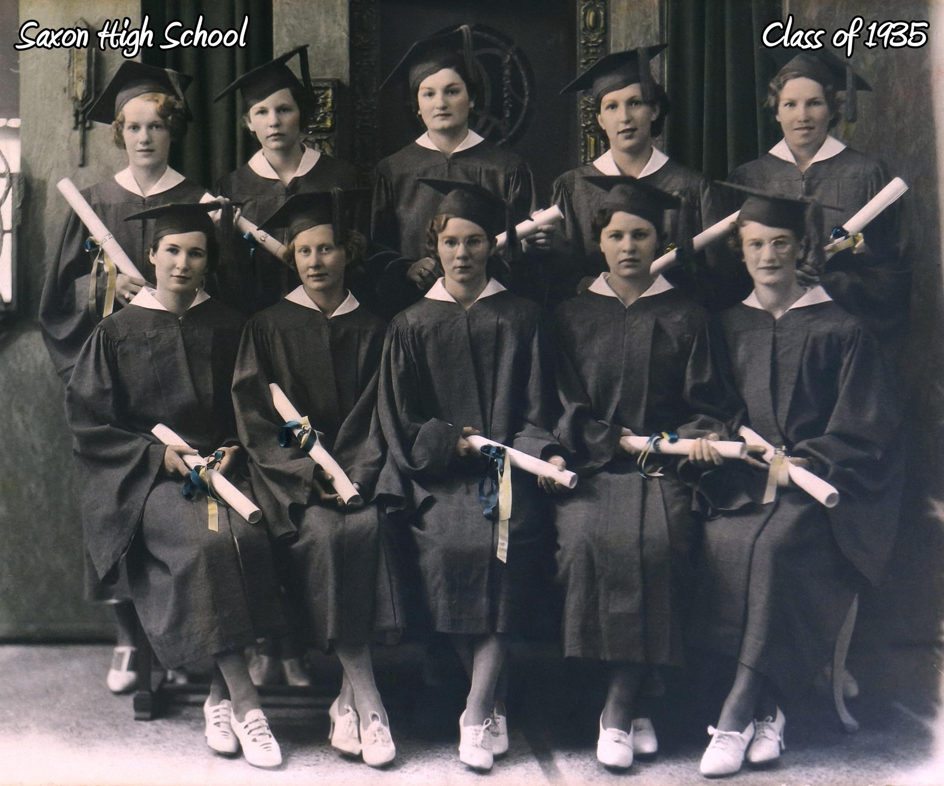 Saxon Graduating Classes – Graduating Class Pictures – Hurley School ...