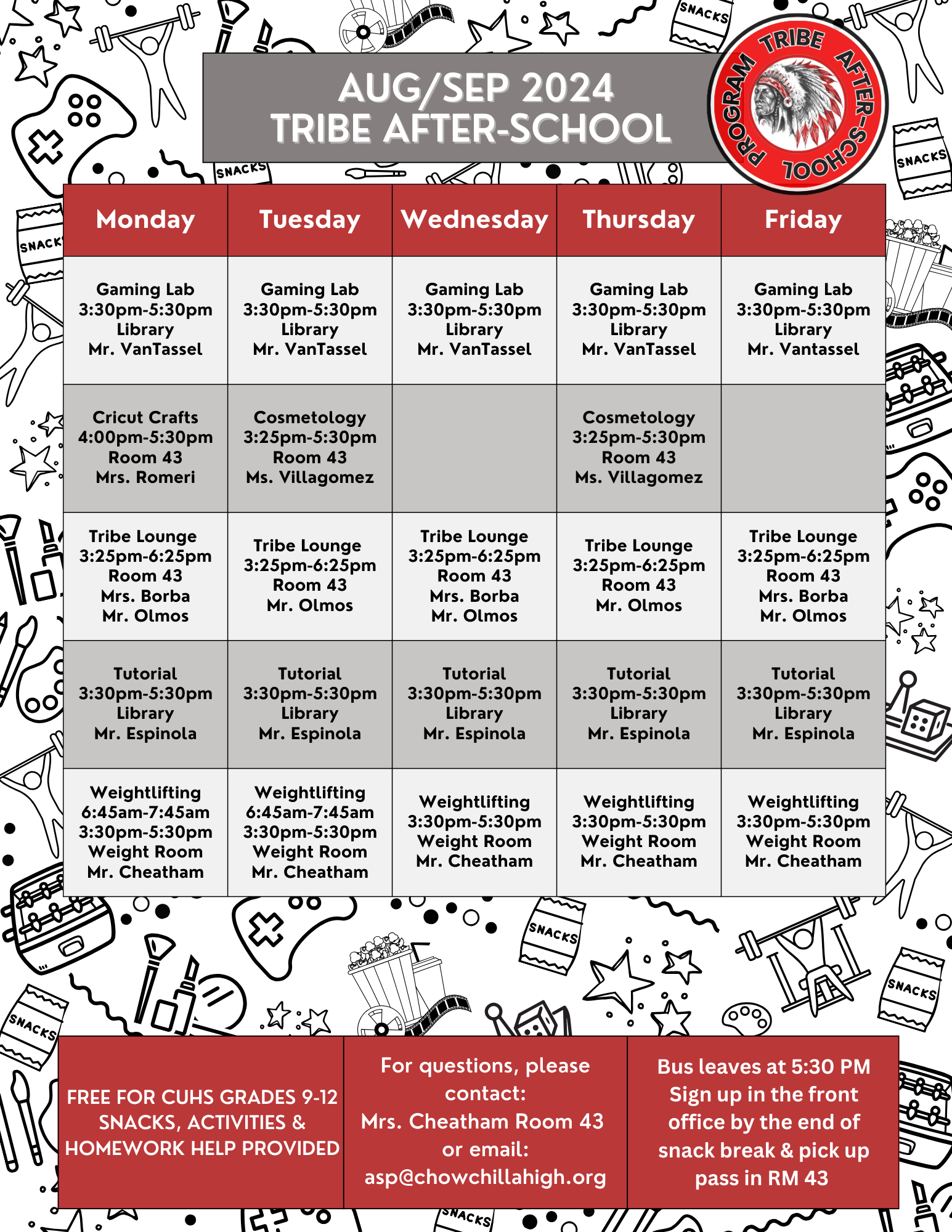 ASP – After School Program – Chowchilla Union High School District