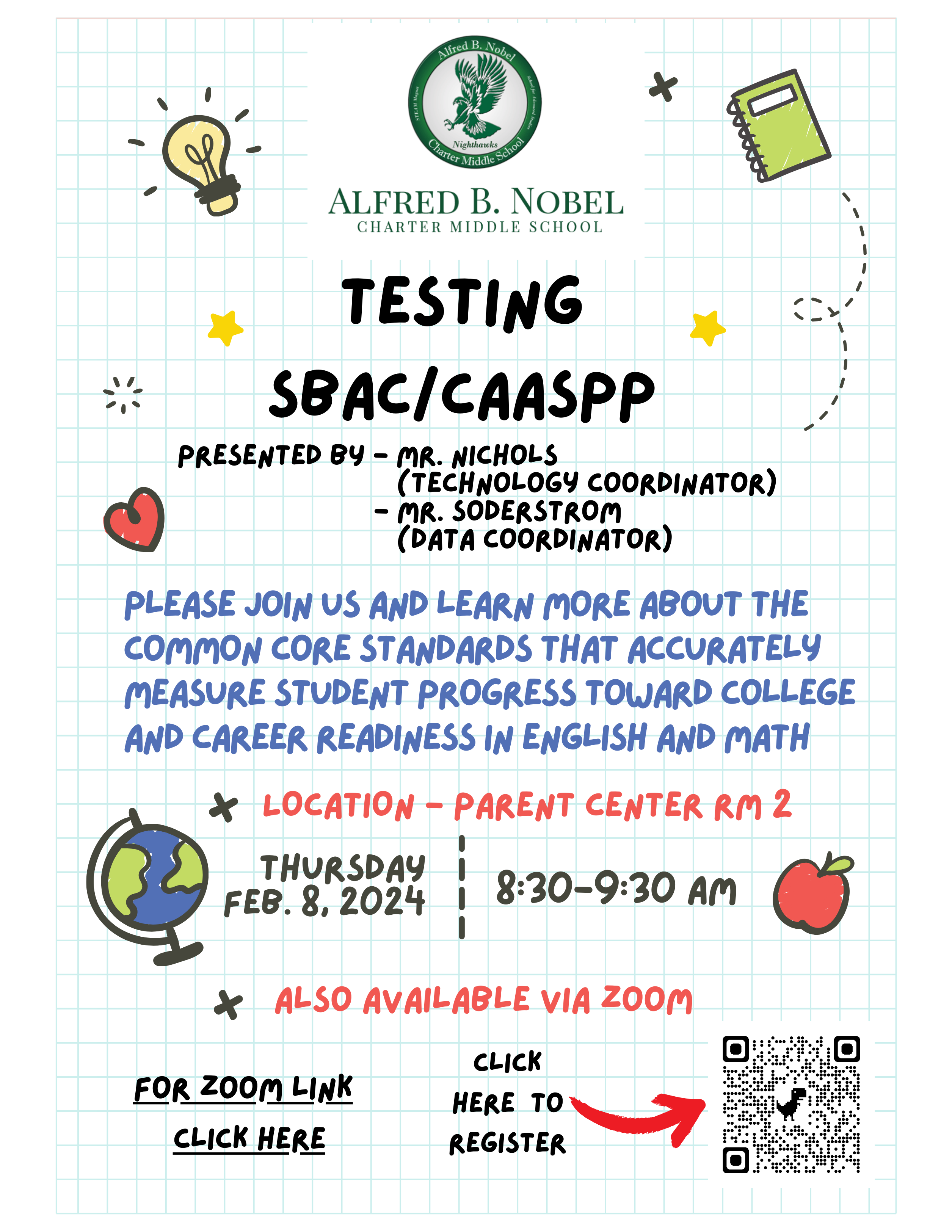 SBAC/CAASPP Workshop | Nobel Middle School