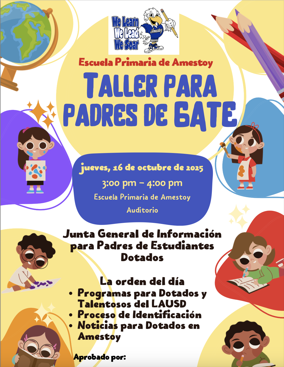 Gifted and Talented (GATE) Program – Academics and Programs – Amestoy ...