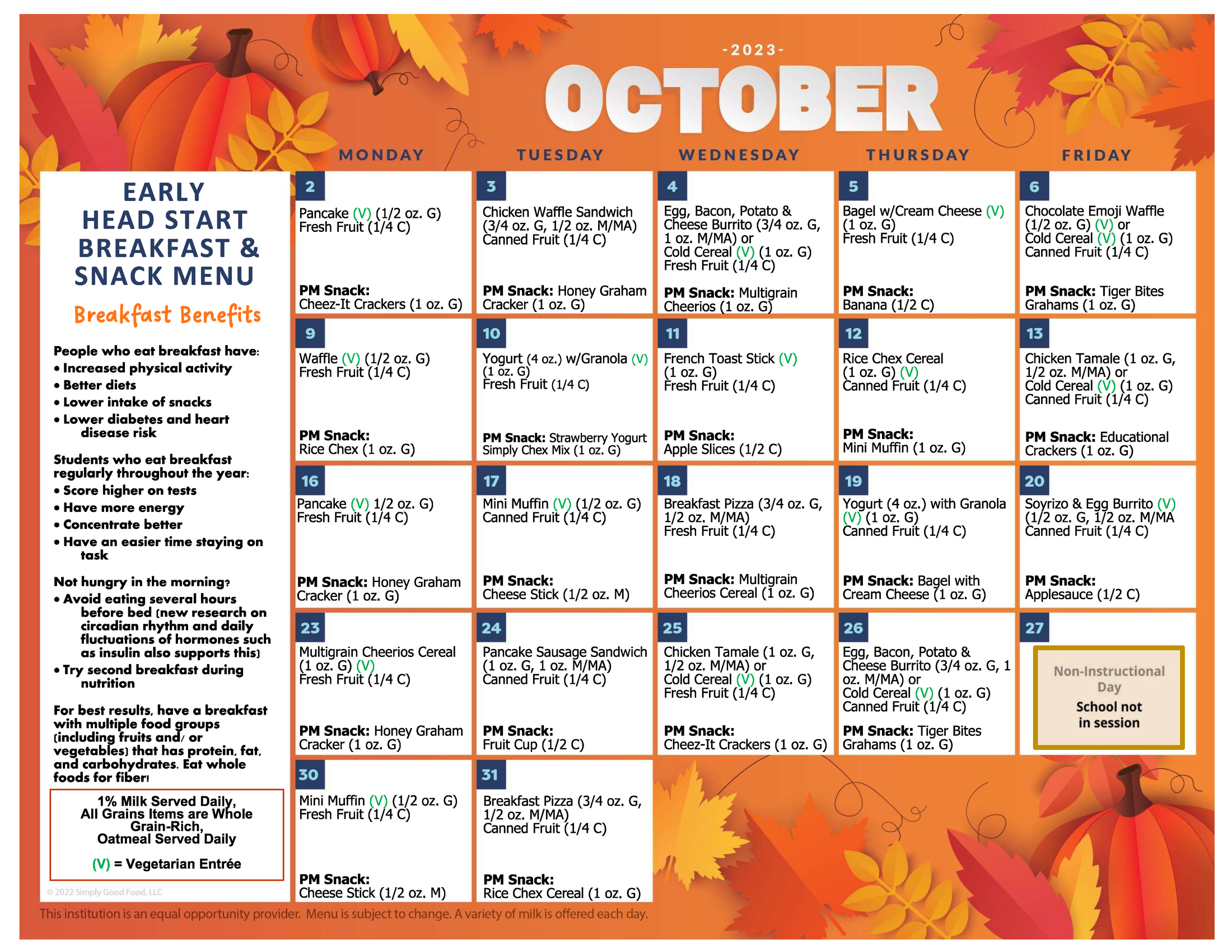 Menus – Nutrition Services – Montebello Unified School District