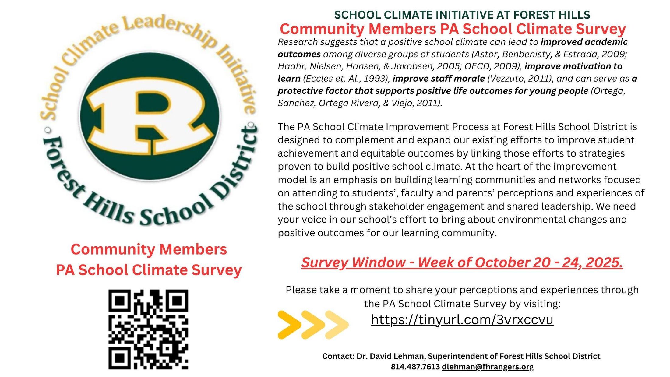 Community Member Survey – PA School Climate Survey – Forest Hills ...