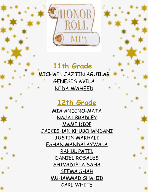 MP3 11th & 12th Grade Honor Roll | Liberty High School