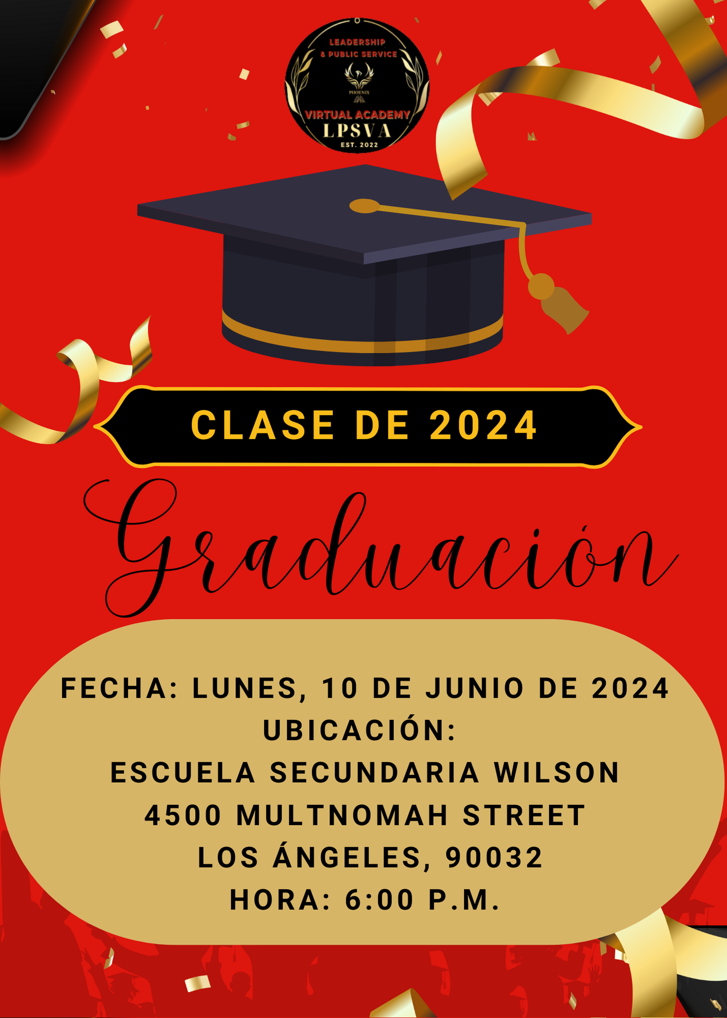 12th Grade Graduation | Leadership and Public Service Virtual Academy