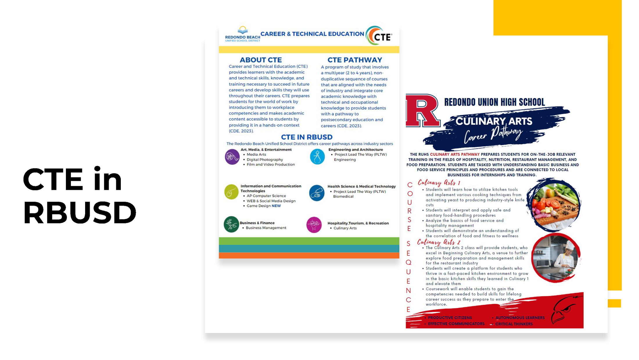 CTE & Career Pathways – School and College Counseling – Redondo Union ...