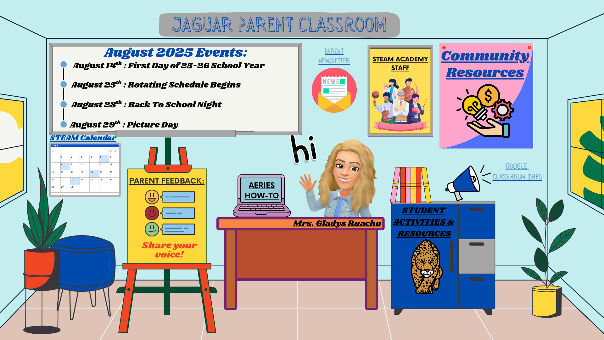 Jaguar Parent Classroom – Parent Organizations – The STEAM Academy @ Burke