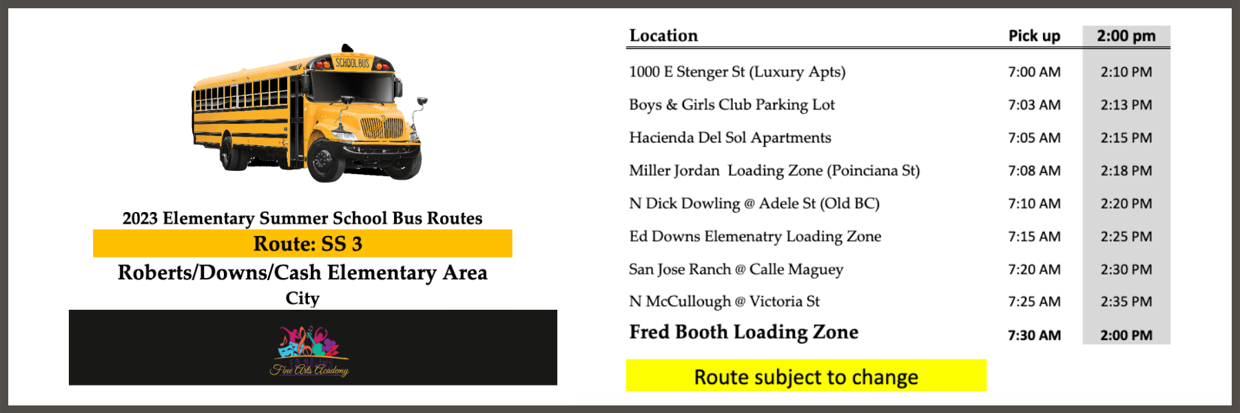 Ed Downs Fine Arts Academy