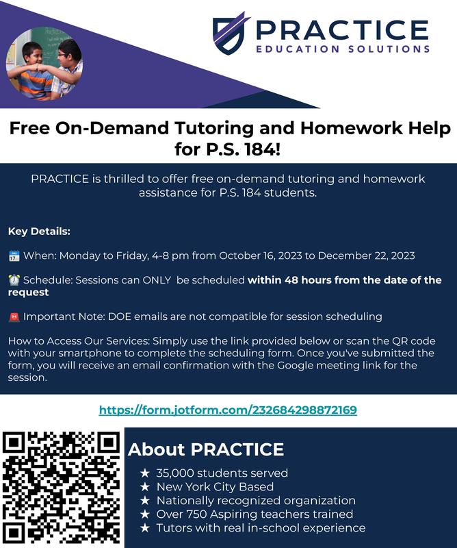 Free On-Demand Tutoring and Homework Help for P.S. 184! P.S. 184 的免費點播 ...