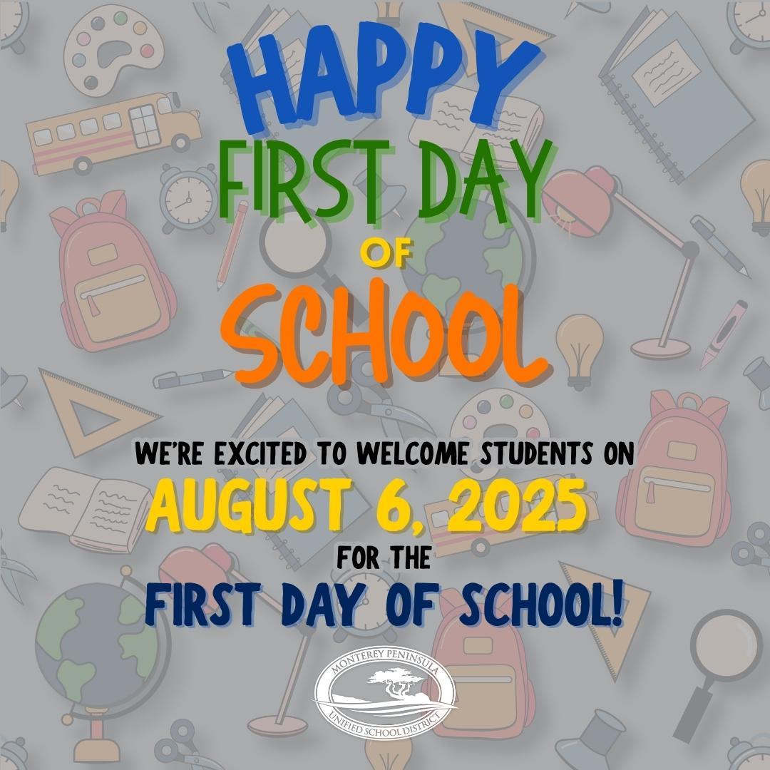 Welcome to the 2025-2026 school year! | Monterey Peninsula Unified ...
