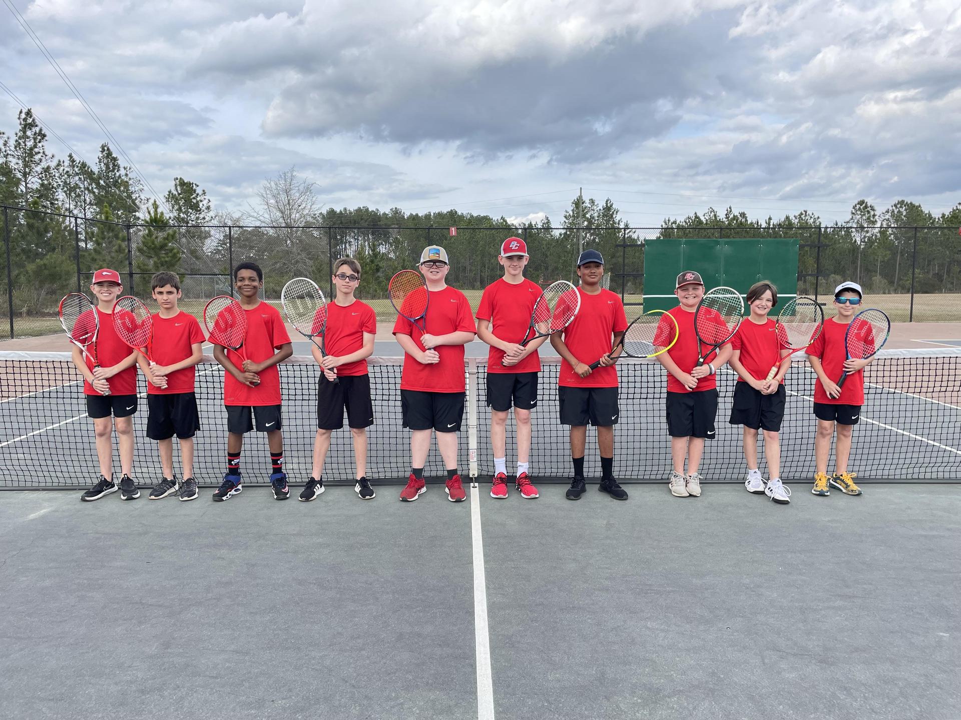 BCMS Red Raider Tennis – Tennis – Bacon County School District