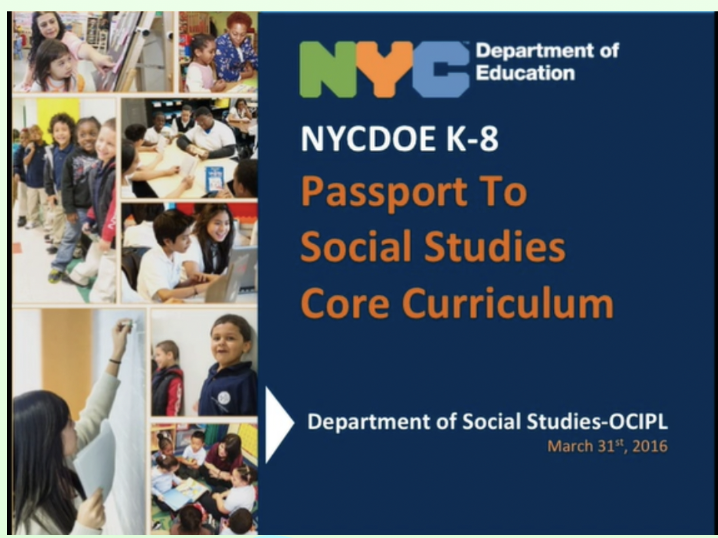 Social Studies Academics Bronx Green Middle School