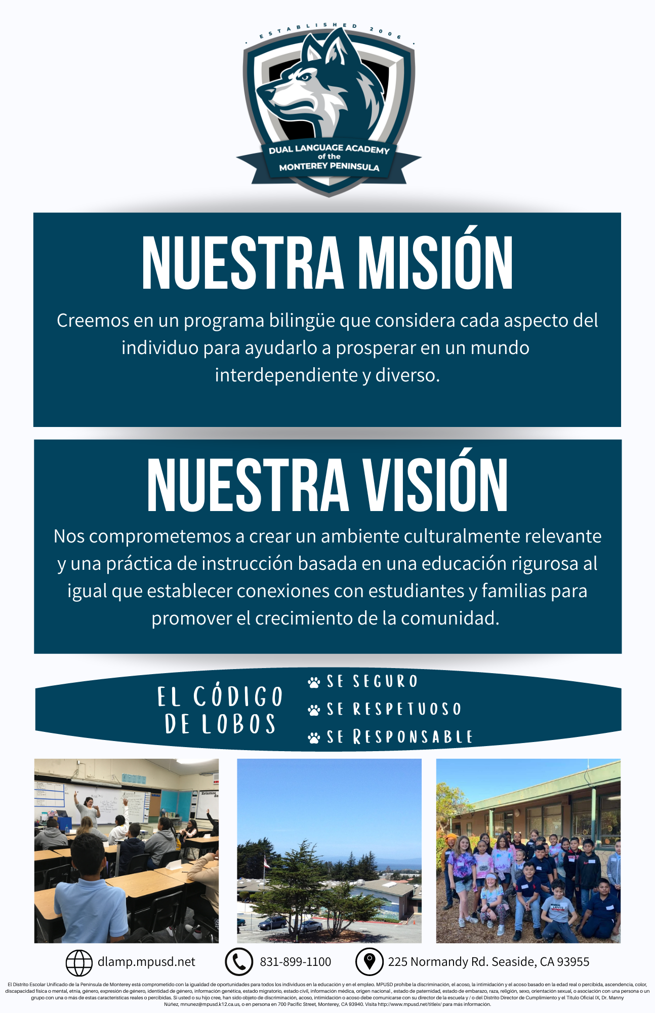 About Us - About Us - Dual Language Academy of the Monterey Peninsula