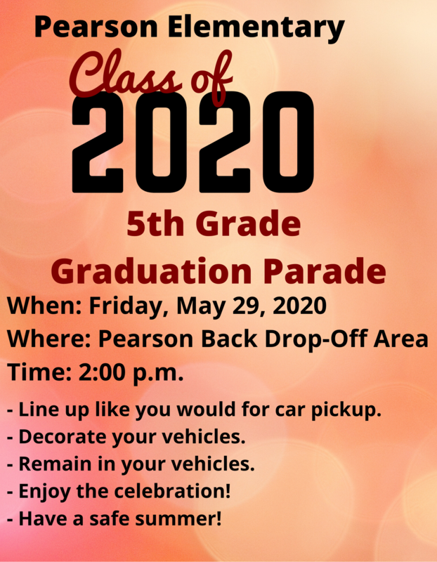 5th Grade Graduation Parade - Click Here for More Information | Pearson ...