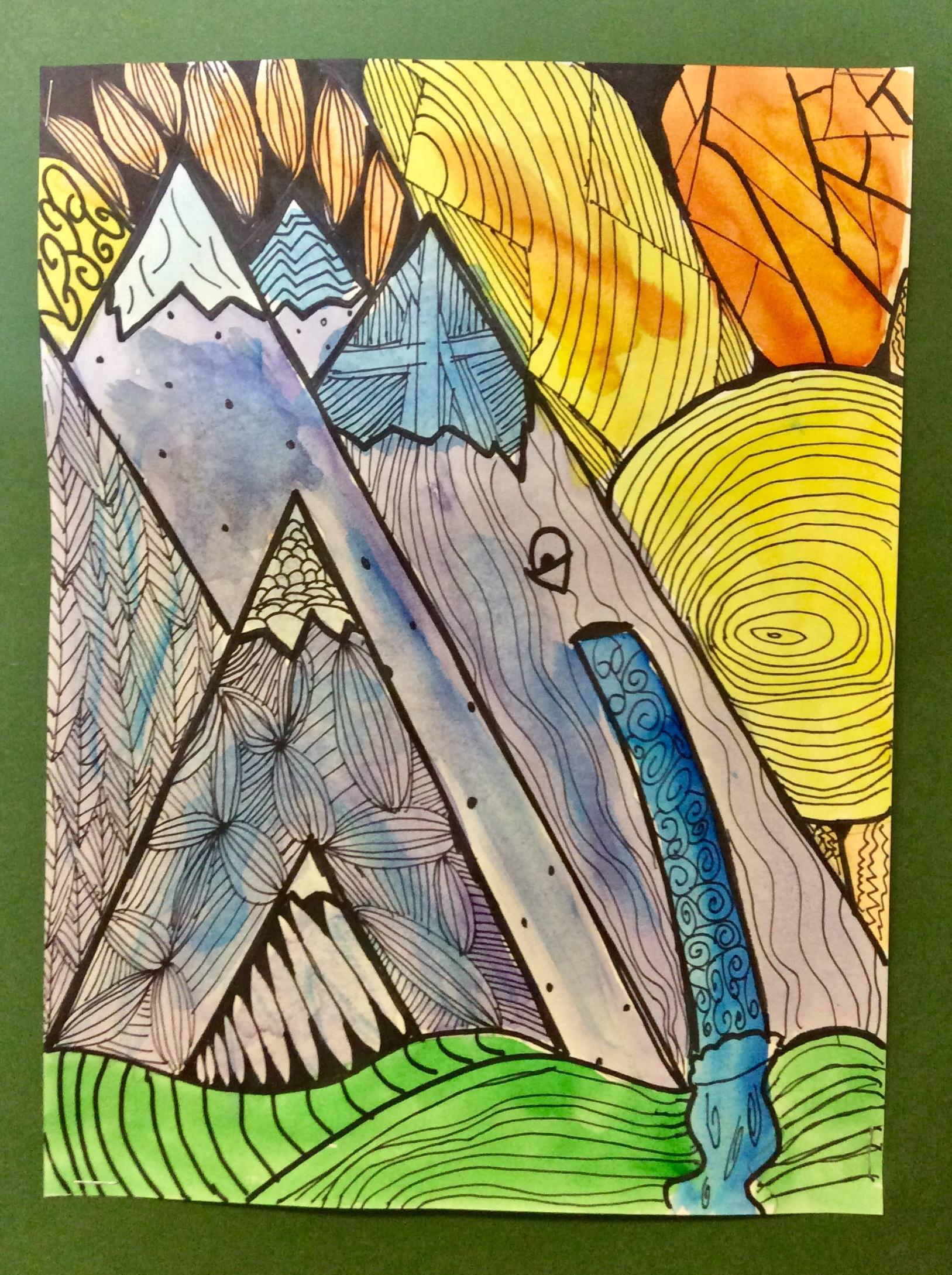 Fifth Grade Art Class Mrs Rebecca Fessenden St Christopher