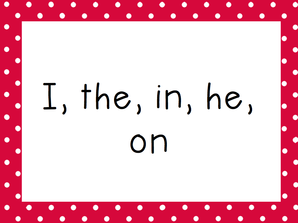 Sight Word Lists – Taylor Mills – John Colemon Elementary School