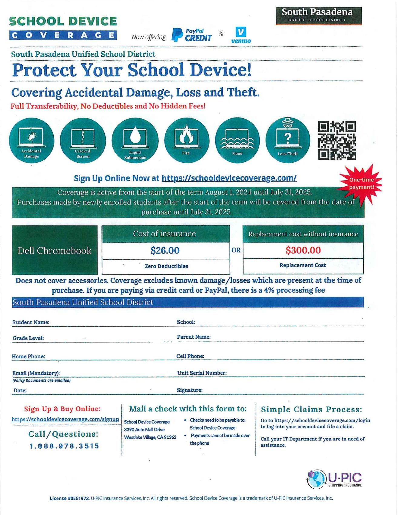 Protect Your School Device - Recommended | Monterey Hills Elementary School
