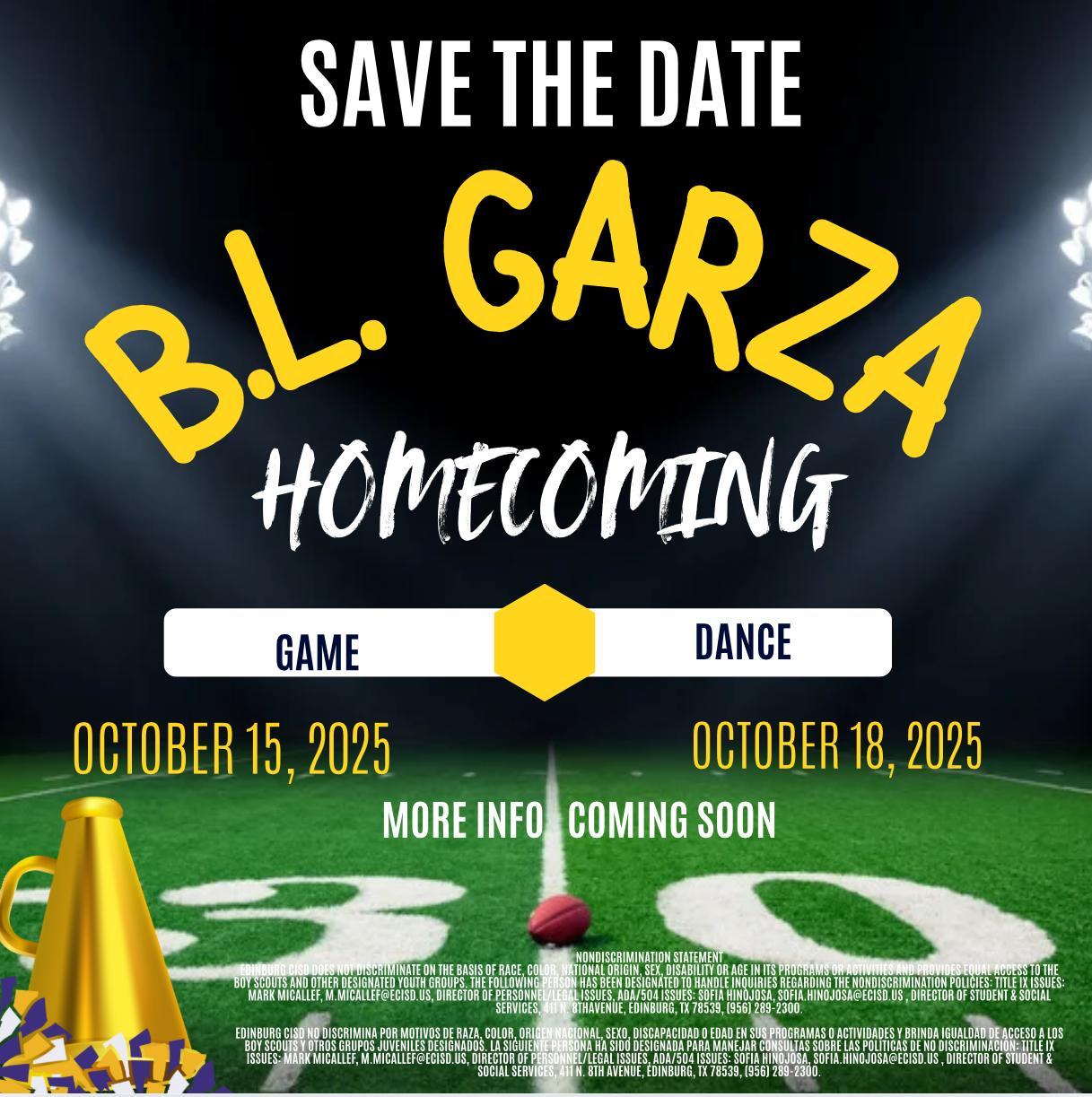 BLG Homecoming 2025 | Garza Middle School