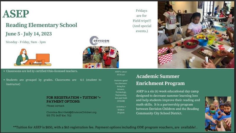 Summer Camp Opportunities | Reading Community City School District