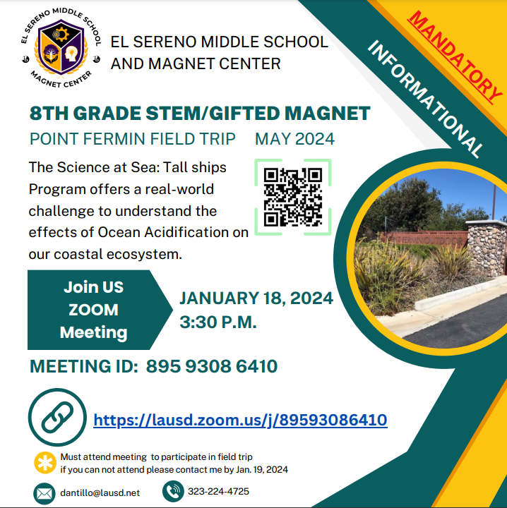 Gifted/High Ability Magnet – Magnet Center – El Sereno Middle School ...