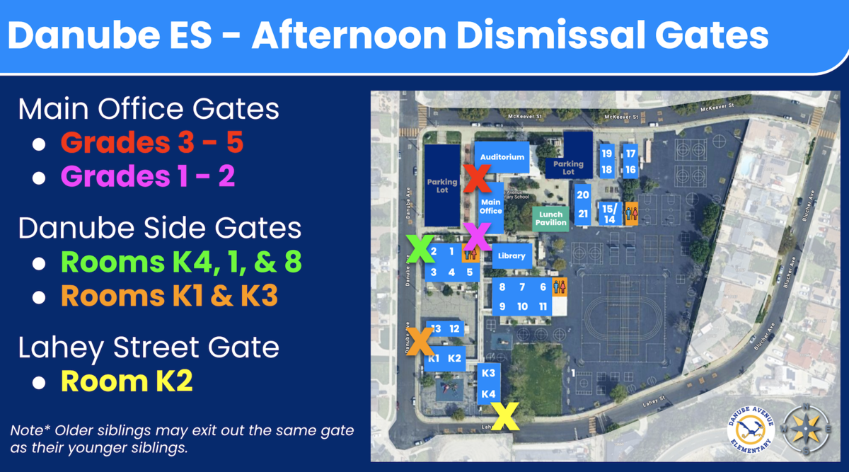 Danube Elementary Back-to-School Updates | Danube Avenue Elementary