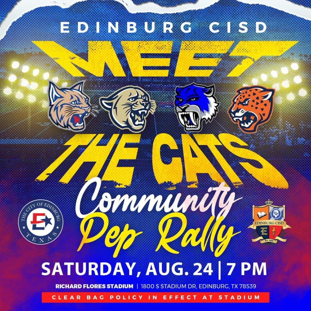 Meet the Cats Pep Rally August 24th – Banner Files – Edinburg ...