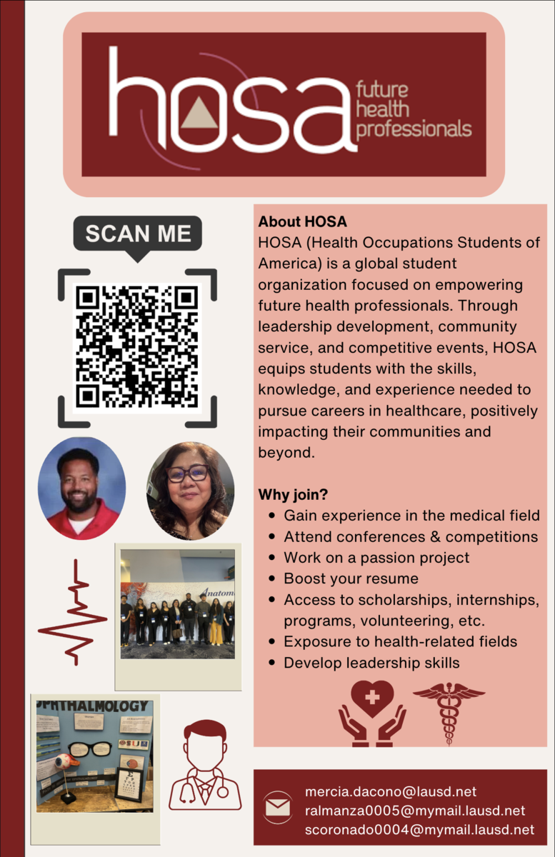 HOSA – Clubs & Activities – Sylmar Biotech Health & Engineering Magnet