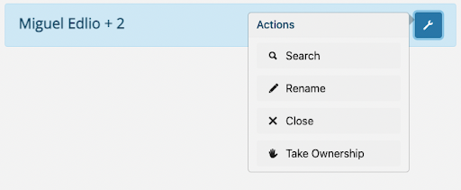 Joining or Ending Conversations from the Dashboard – Access+ ...