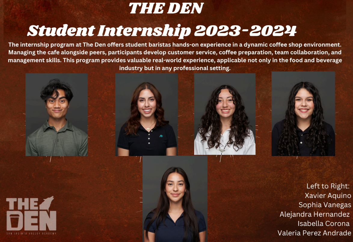 The Den – SJVA Culinary Arts – San Jacinto Valley Academy