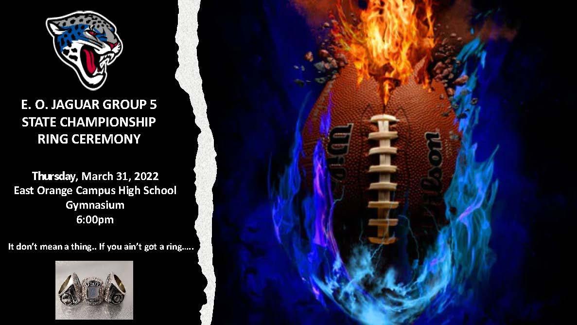 Varsity Football Team Ring Ceremony | East Orange Campus High School