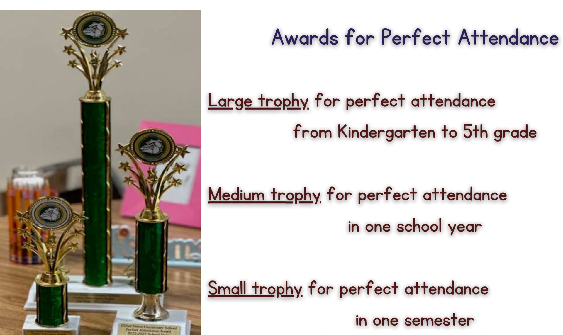 Attendance – Our School – 122nd Street Elementary