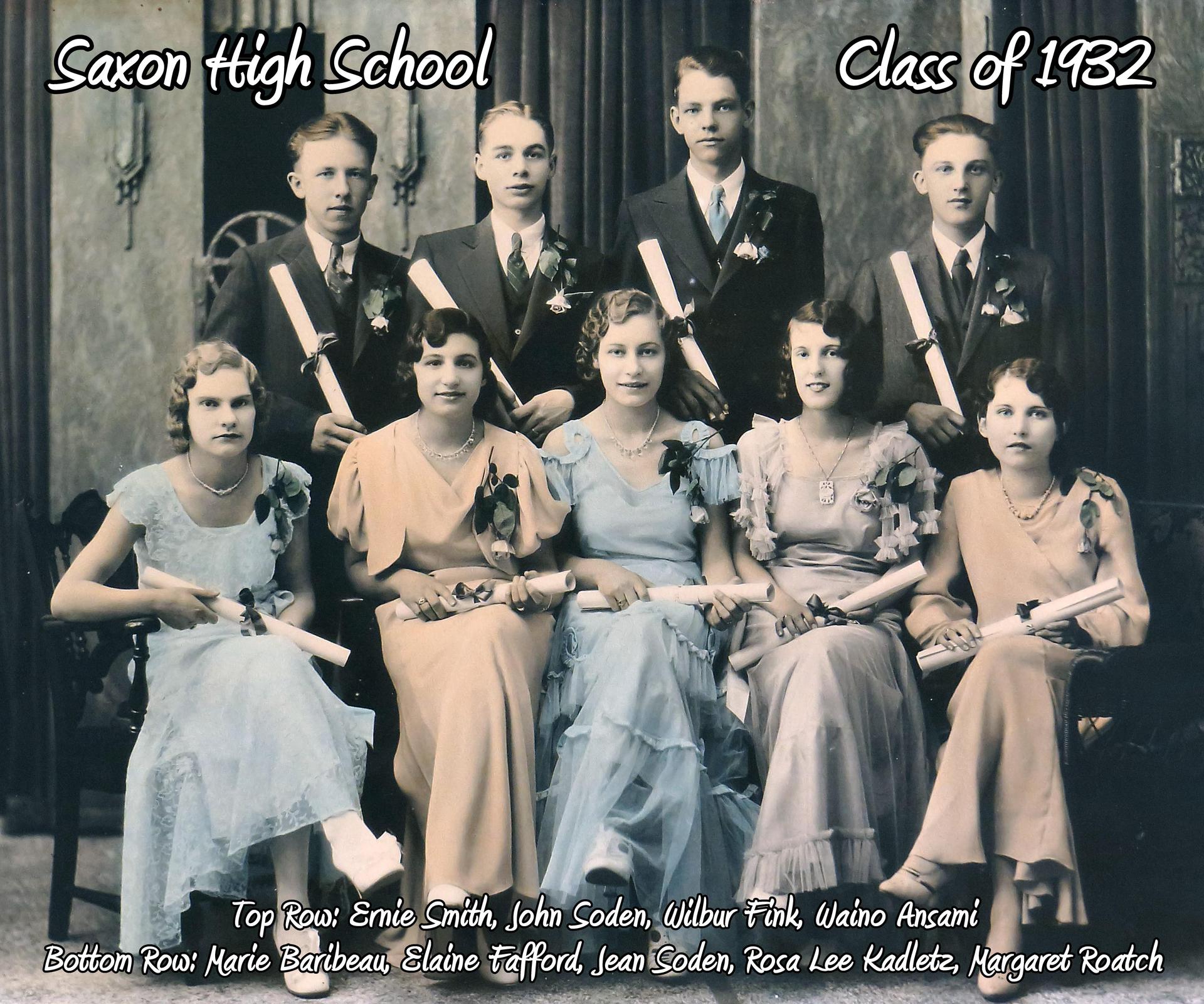 Saxon Graduating Classes – Graduating Class Pictures – Hurley School ...